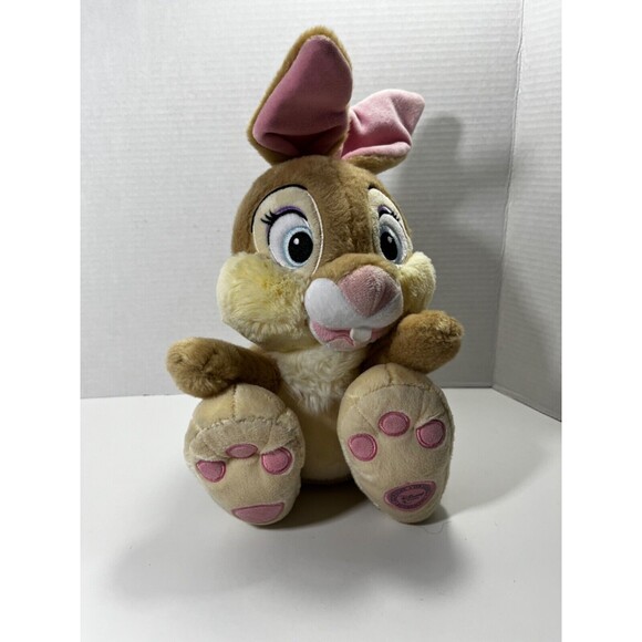 Disney | Toys | Disney Store Thumper 5 Plush Brown Pink Bunny Stuffed ...